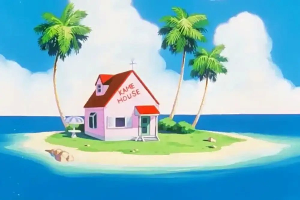 Ezpoiler | Dragon Ball: Así es como se vería la pequeña isla Kame House ...